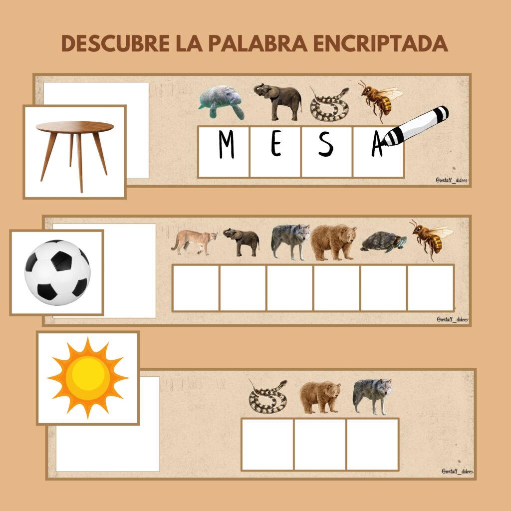 Abecedario animales – Ventall d'idees